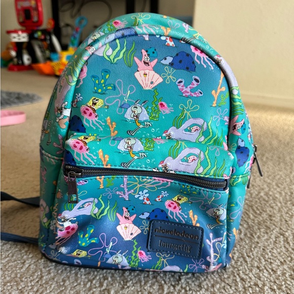 Loungefly | Bags | Spongebob Squarepants Loungefly Backpack | Poshmark